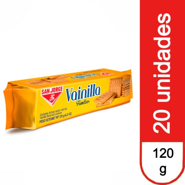 GALLETA VAINILLA SAN JORGE CAJA * 20 PAQUETE - Distribuidora Daywi ...