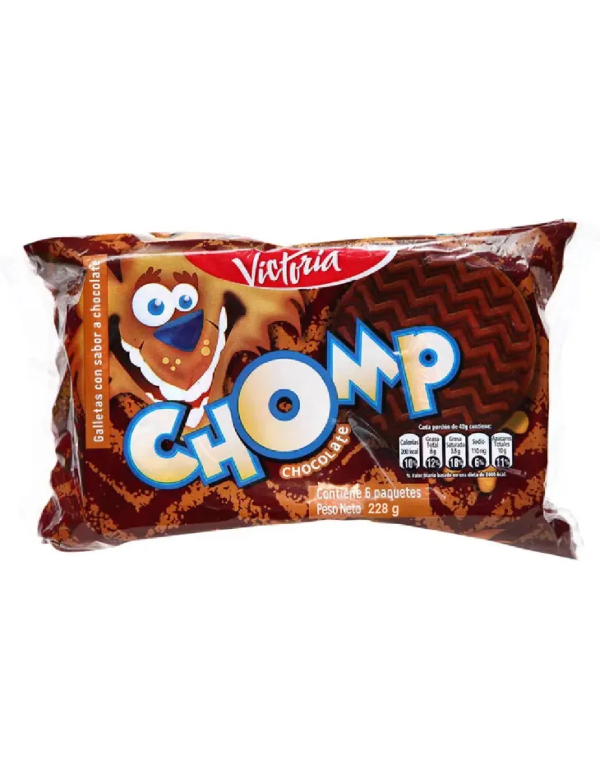 GALLETA CHOMP CHOCOLATE 228 GR X 6 Unid. - Distribuidora Daywi ...