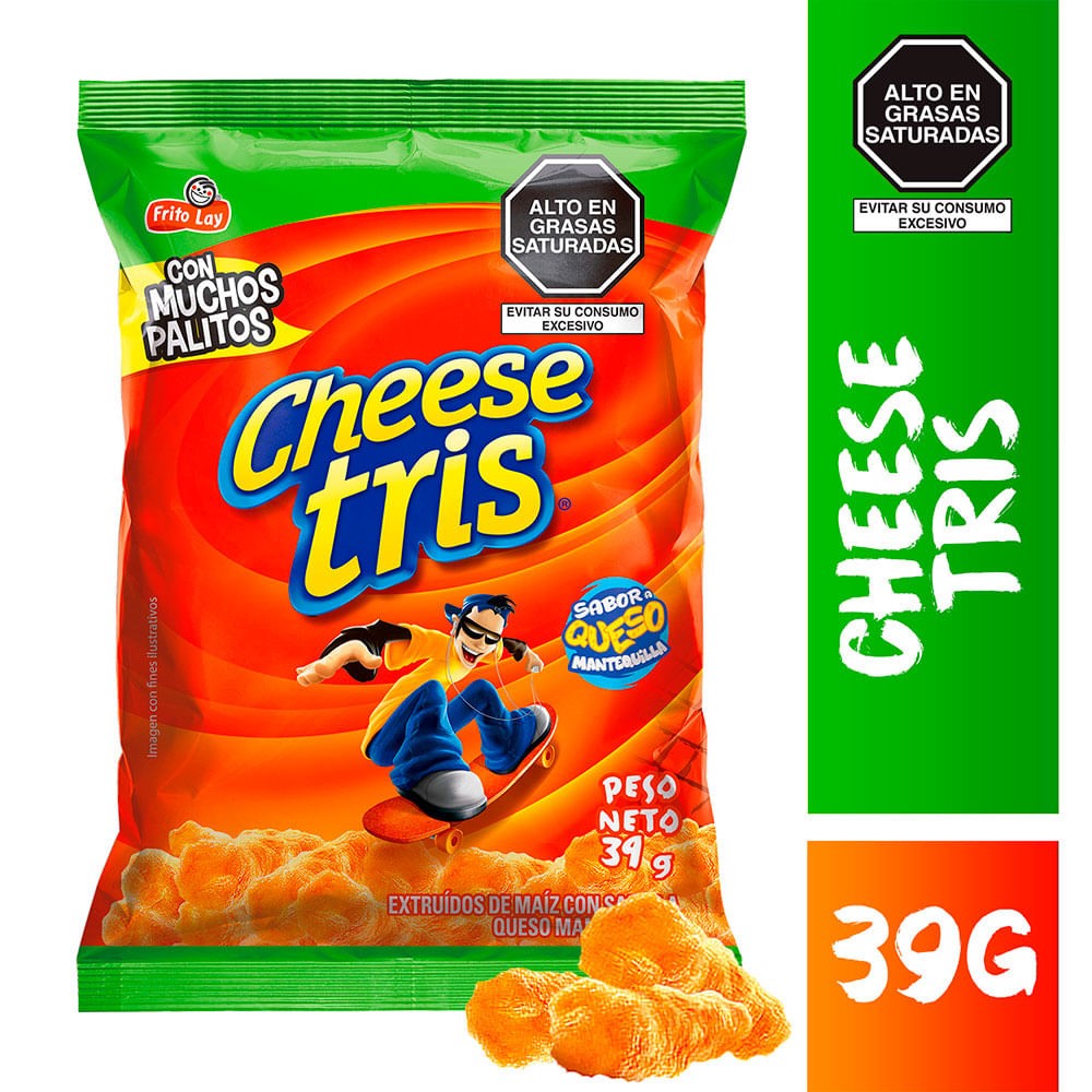 CHEESE TRIS QUESO 39 GR * 06 UNID - Distribuidora Daywi | Licores ...